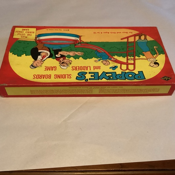 Built Rite Toy | Games | Board Gamepopeyes Sliding Board And Ladders ...